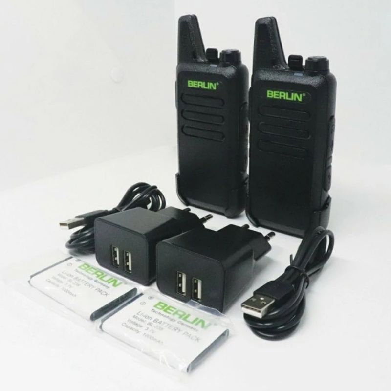 Jual PAKET 2 UNIT HT BERLIN BL-238 UHF WALKIE TALKIE ORI 100% FREKUENSI / CHANNEL SAMA DENGAN ...