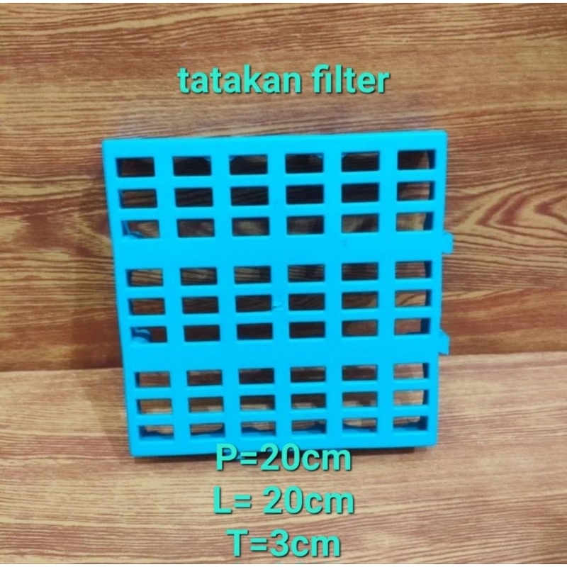 Jual tatakan filter kolam koi biru tukuran 20x20 bisa sambung | Shopee ...