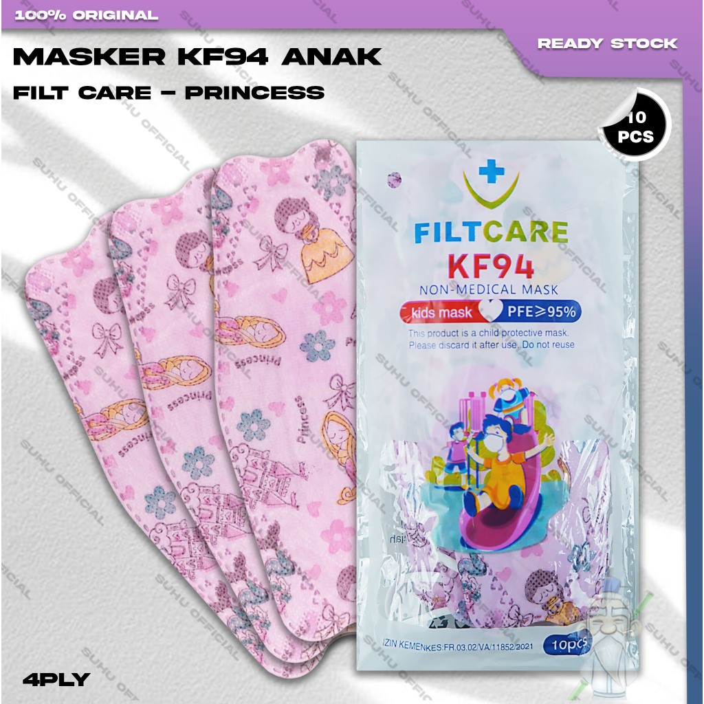 Jual ️ SUHU ️ Masker Anak DUCKBIL KF94 KN95 3PLY Motif Kartun Lucu ...