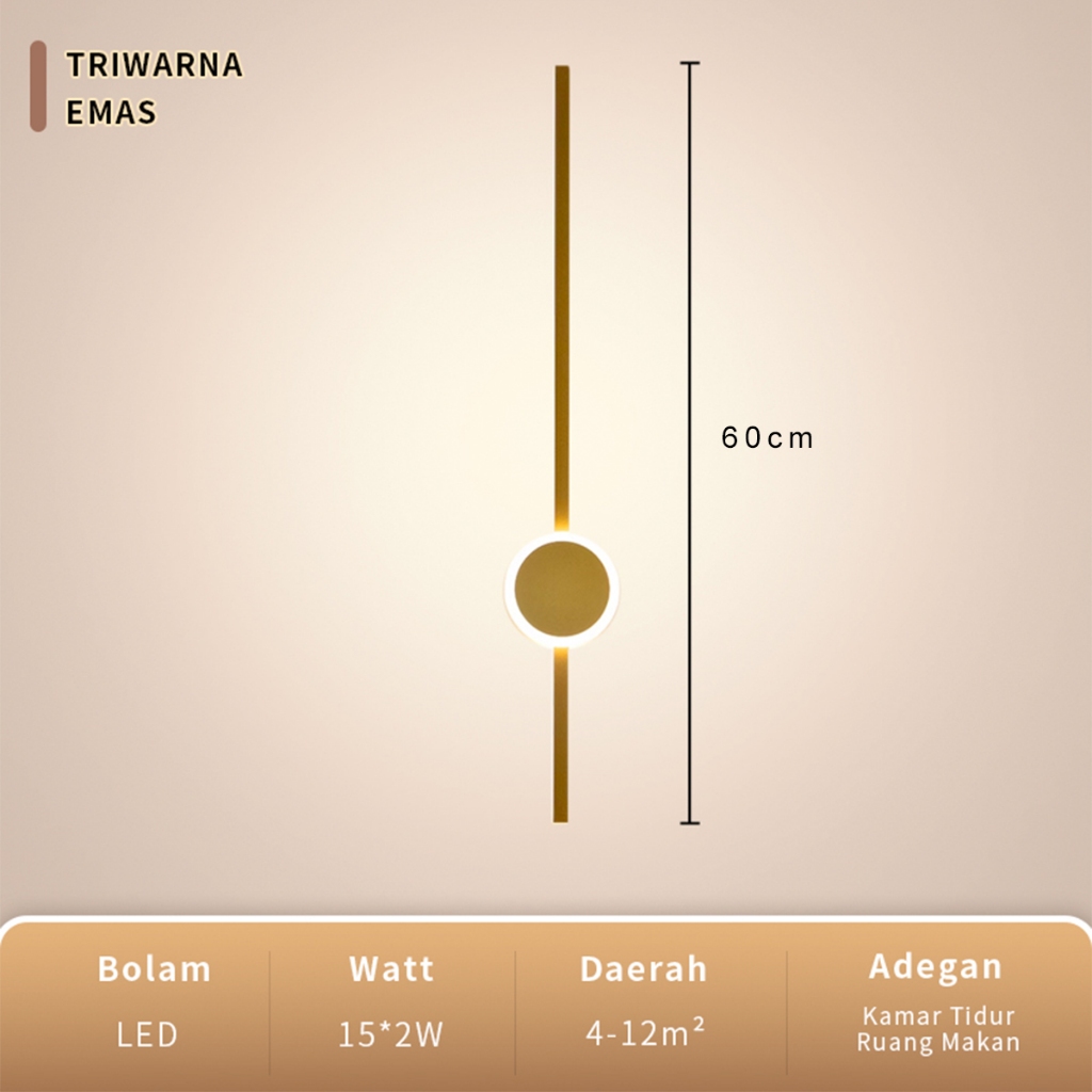 Jual Lampu Dinding Panjang Minimalis Lampu Dinding Latar Belakang Ruang ...