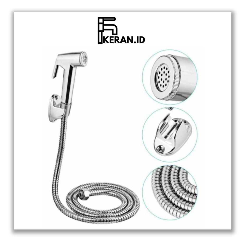 Jual [KERAN.ID] Jet Shower Kloset Toilet Closet Cebok WC Semprotan ...