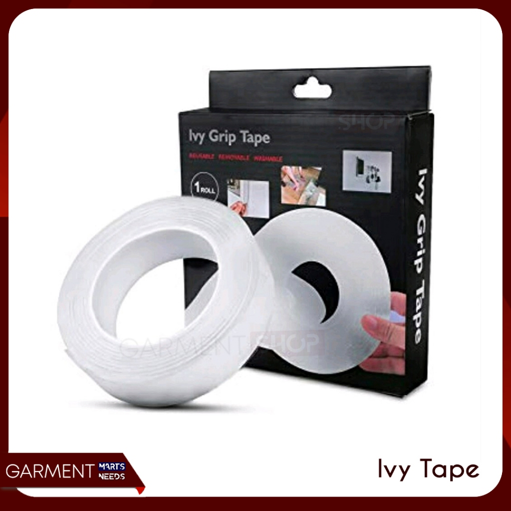 Jual IVYTAPE - Ivy Grip Tape Double Tape Kuat Multifungsi Adhesive Nano ...