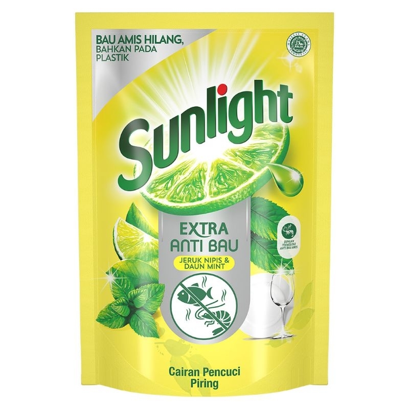 Jual Sunlight Pencuci Piring ANTI-BAU - 650 ml | Shopee Indonesia
