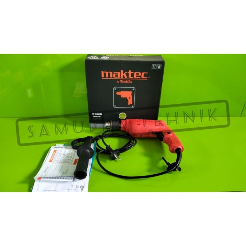 Jual MESIN BOR KAYU & BETON LISTRIK 16mm MAKTEC MT80B - IMPACT DRILL 16mm | Shopee Indonesia