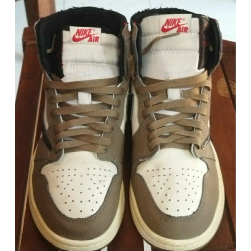 Jual Sepatu Air Jordan X Travis Scott high OG Mocha size 43(27,5cm ...