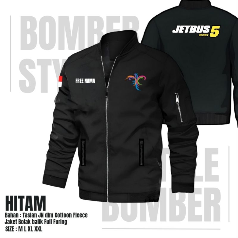 Jual JAKET PARIWISATA JETBUS 5 BOMBER FREE NAMA WONDERFUL INDONESIA ...