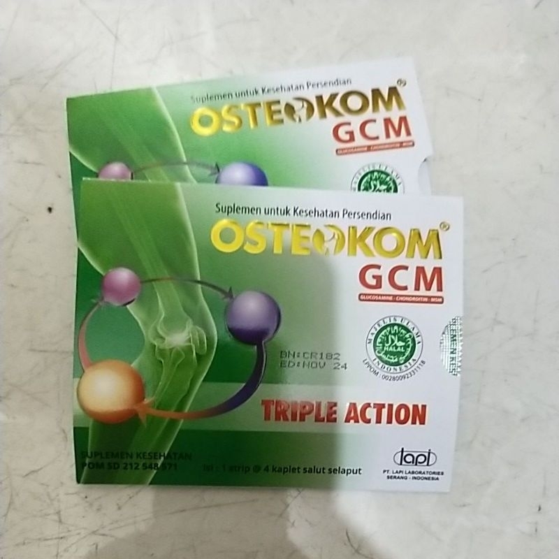 Jual Osteokom 2 Strip isi @ 4 Kaplet | Shopee Indonesia