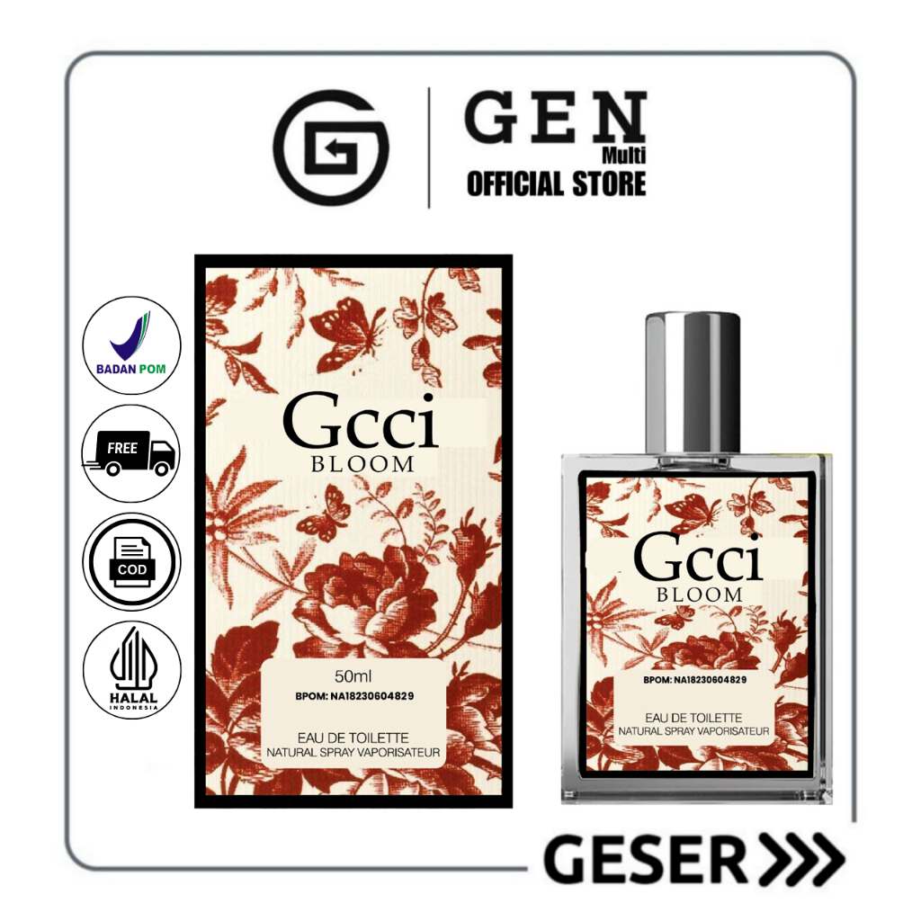 Jual GEN - [BPOM] Parfum Gcci Bloom 50ml Premium / Parfum Gcci Bloom ...