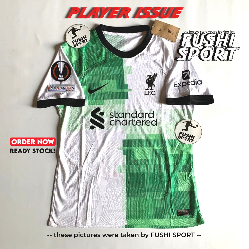 Jual Player Issue Jersey Baju Bola Livverpoll Away 2023 2024 Drifit