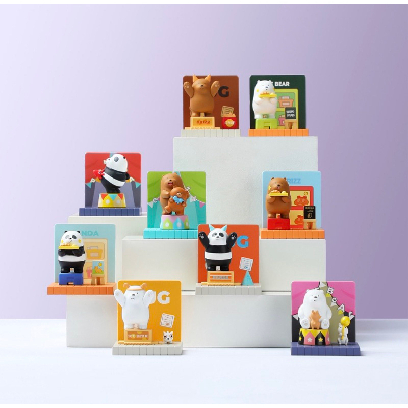 Jual MINISO Blind Box We Bare Bears Mini Fun Collection Figure Model ...