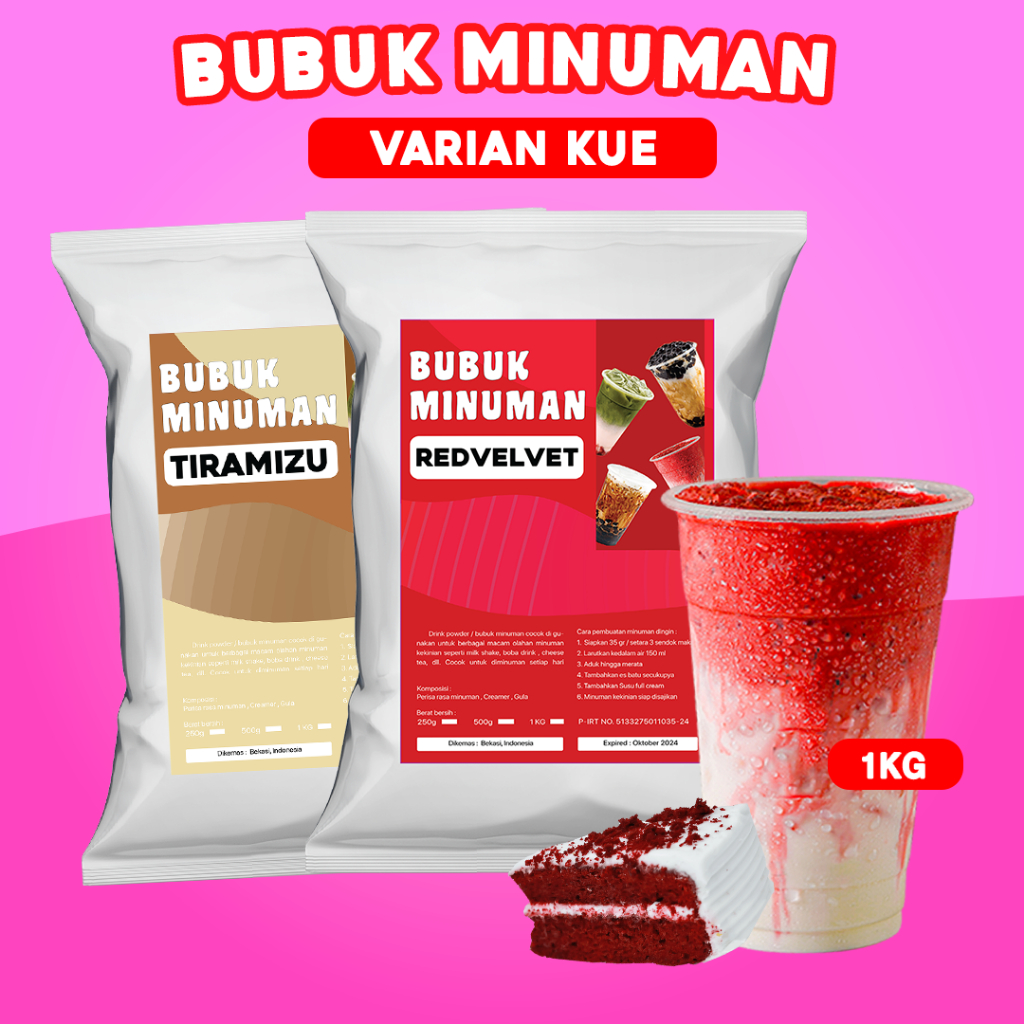 Jual BUBUK MINUMAN RASA 1KG / BUBUK MINUMAN ANEKA RASA/ SERBUK MINUMAN ...