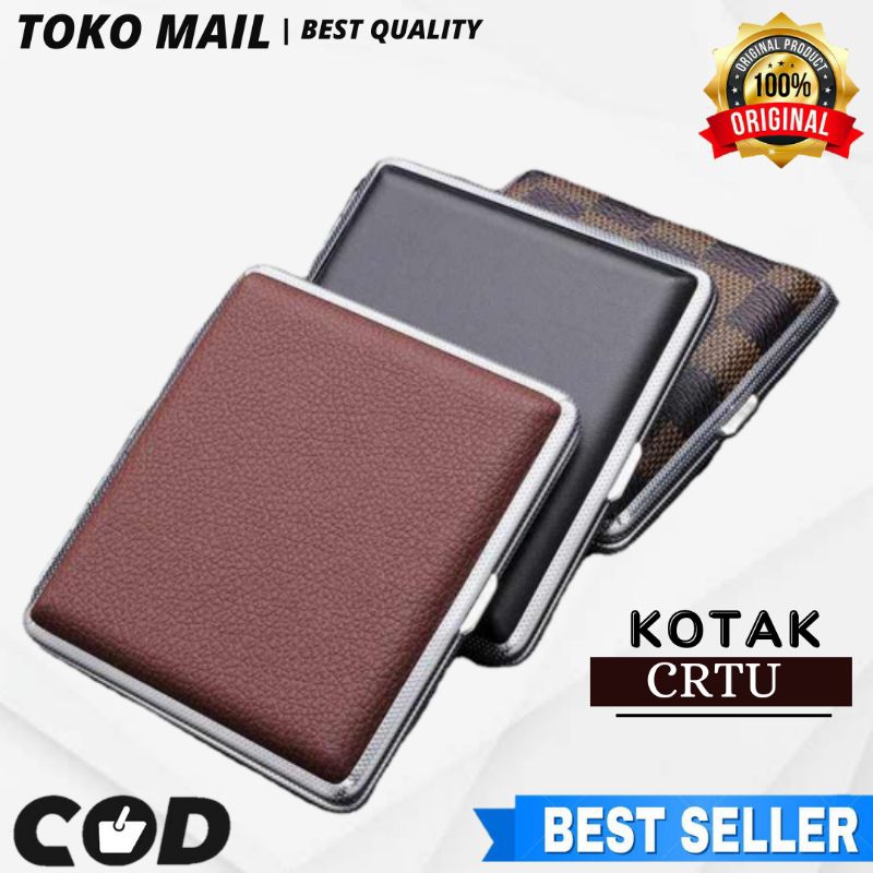 Jual Kotak Tempat ROKOKO Exclusive Leather Case Kotak tempat roko&korek ...