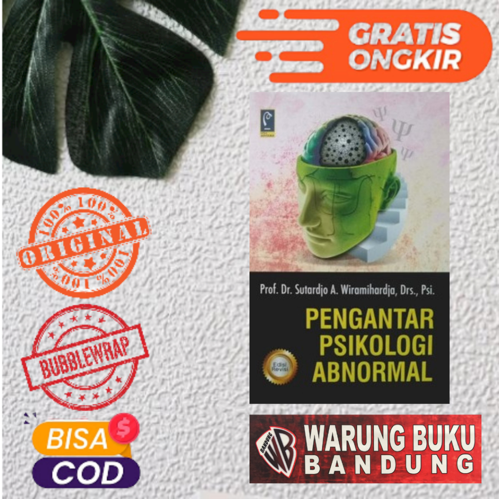 Jual BUKU PENGANTAR PSIKOLOGI ABNORMAL EDISI REVISI - PROF. DR ...
