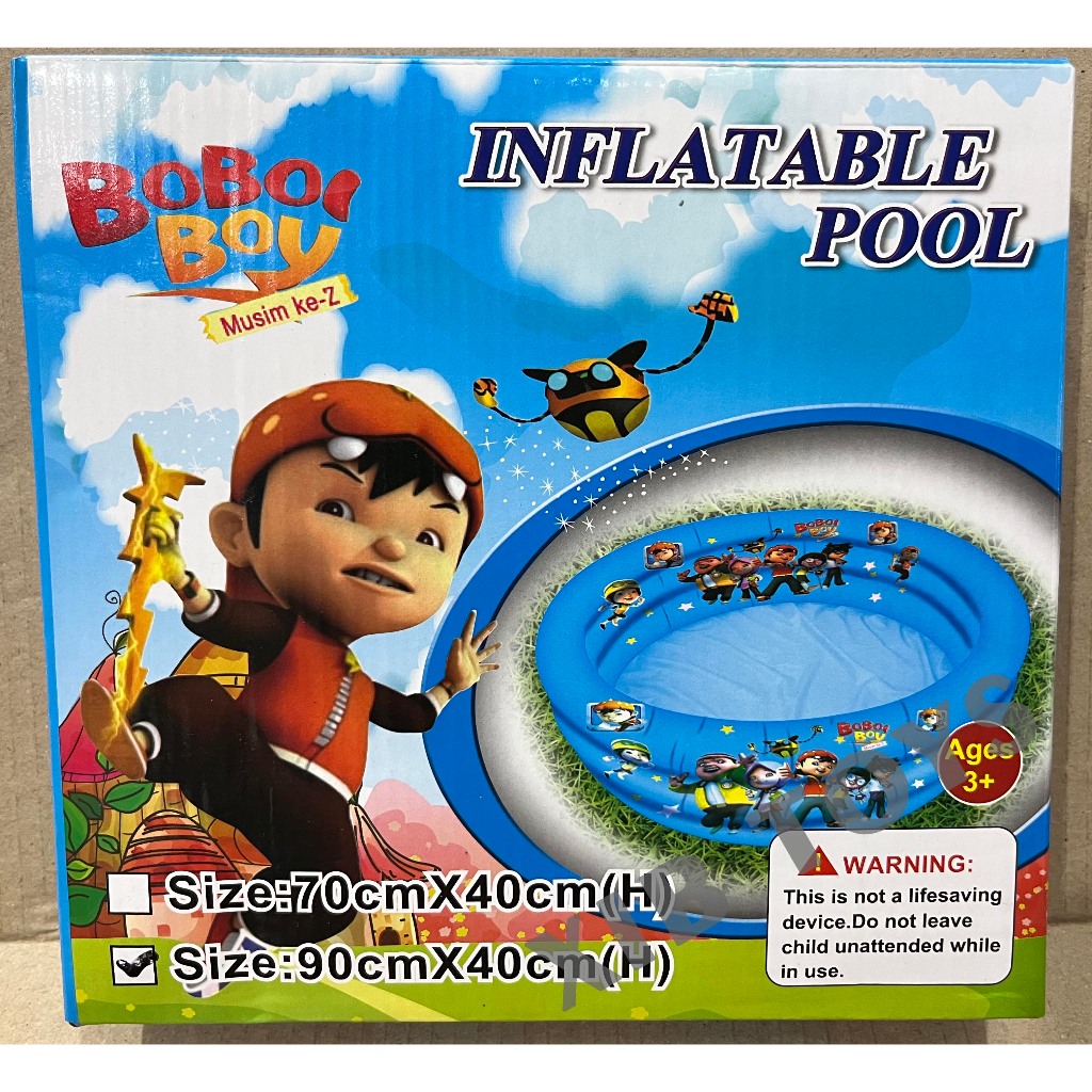 Jual Kolam Anak Inflatable Pool Character Bulat Thomas Frozen Hello ...