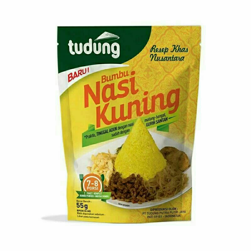 Jual Tudung Bumbu Nasi Kuning Instant 55 Gr | Shopee Indonesia