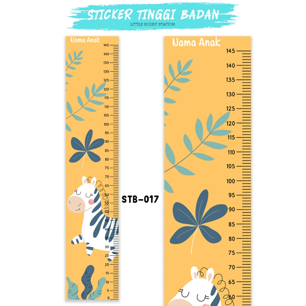 Jual Stiker Pengukur Tinggi Badan Anak SD Dinding Aesthetic - Custom ...