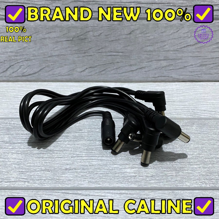 Jual Kabel Cabang Adaptor Efek Gitar Daisy Chain 6 Way Caline P6 L Plug ...