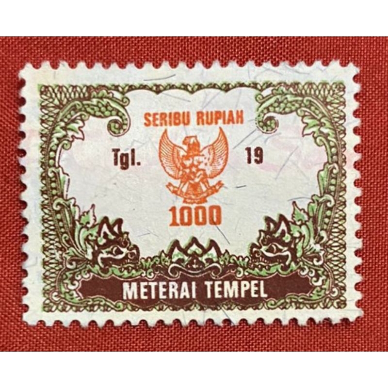 Jual MATERAI 1000 TAHUN 1990-1991 Asli | Shopee Indonesia