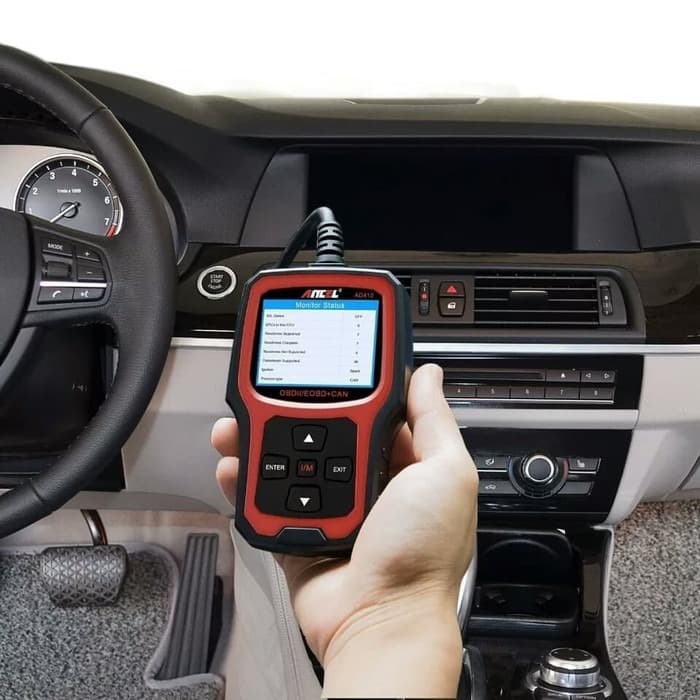 Jual Engine analyzer scanner OBD2 AD410-alat diagnosa mesin injeksi ECU ...