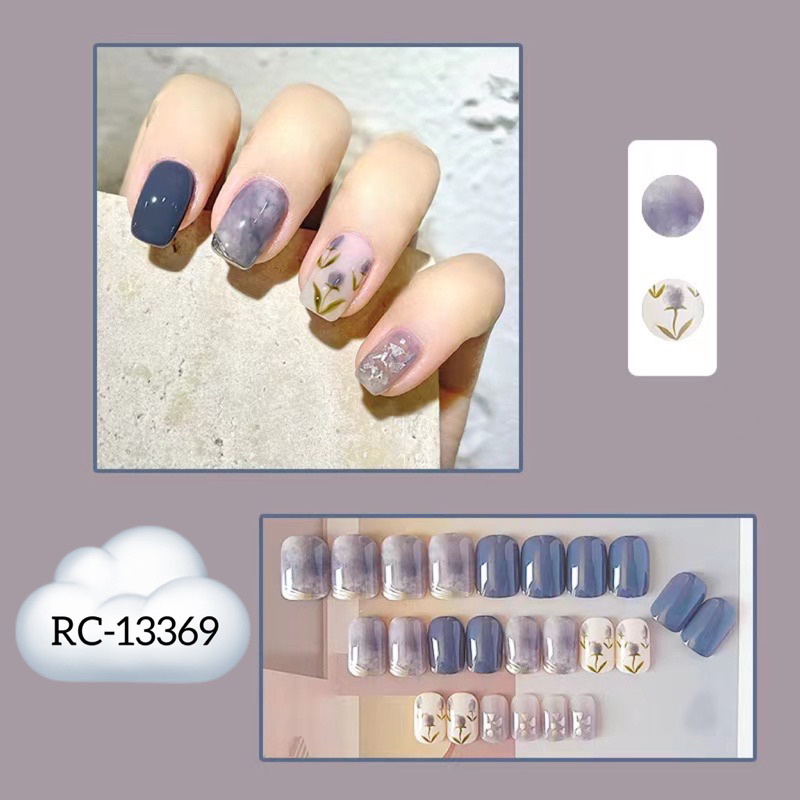 Jual [24PCS/FREE LEM] KUKU PALSU BIRU / FAKE NAIL BLUE / | Shopee Indonesia