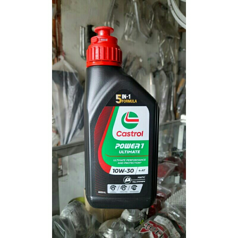 Jual Castrol POWER1 ULTIMATE 10W-30 4-AT Matic Full Synthetic 800 ml ...