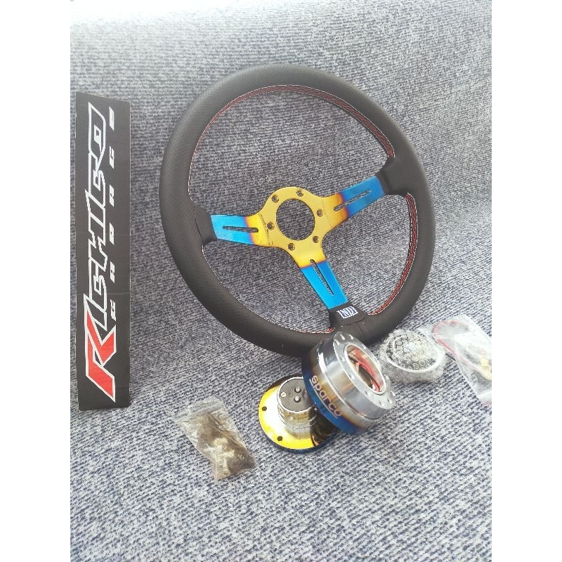 Jual paket stir nardi, dan qr sparco burntipe | Shopee Indonesia