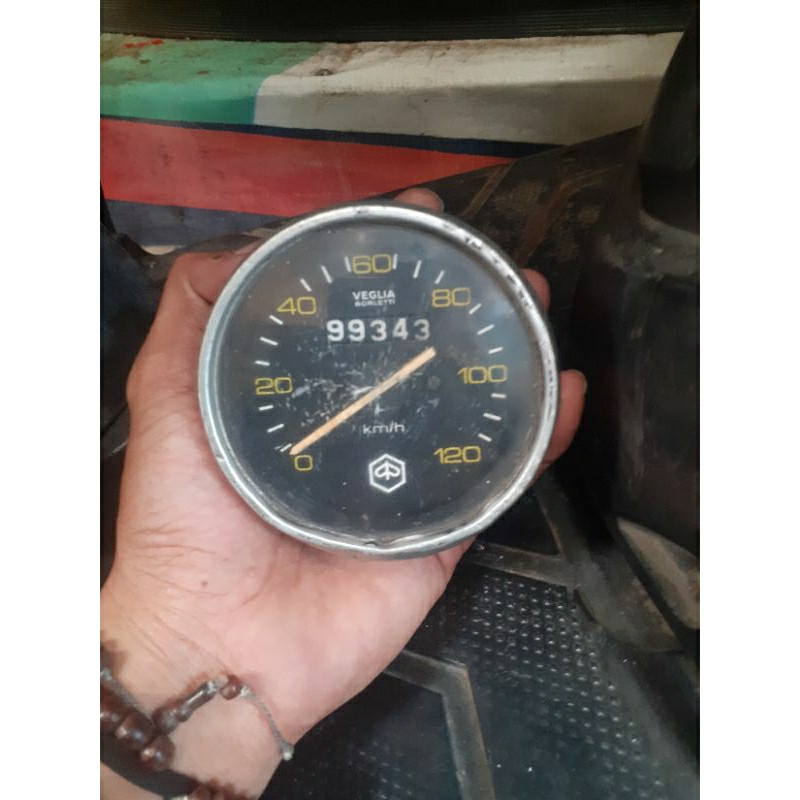 Jual Speedometer speedo kilometer bulat vespa px ps ori original ...