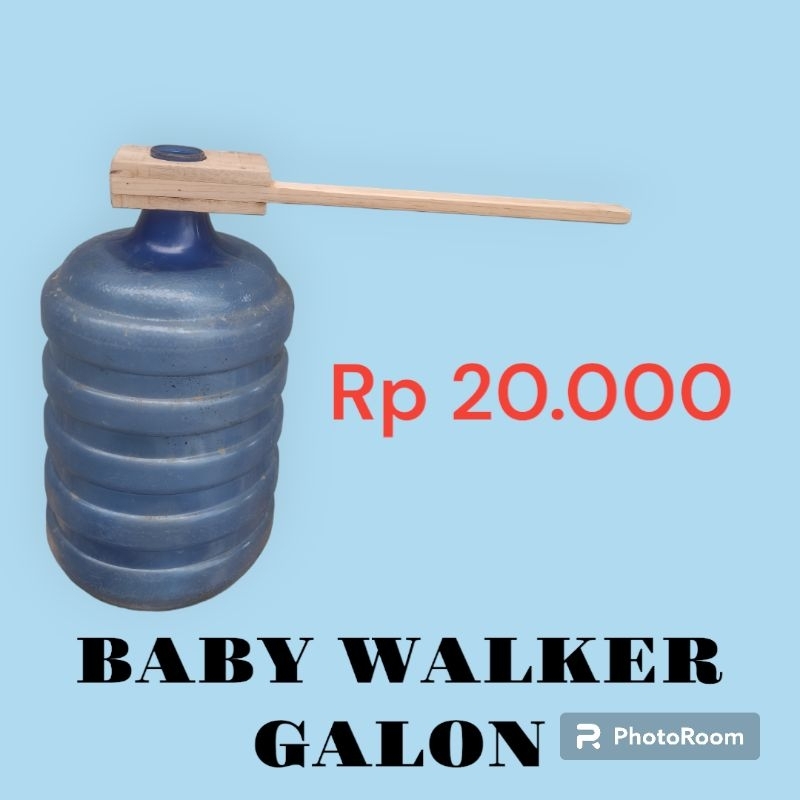 Jual baby pussh walker alat bantu jalan pakai galon (bahan kayu lebih ...
