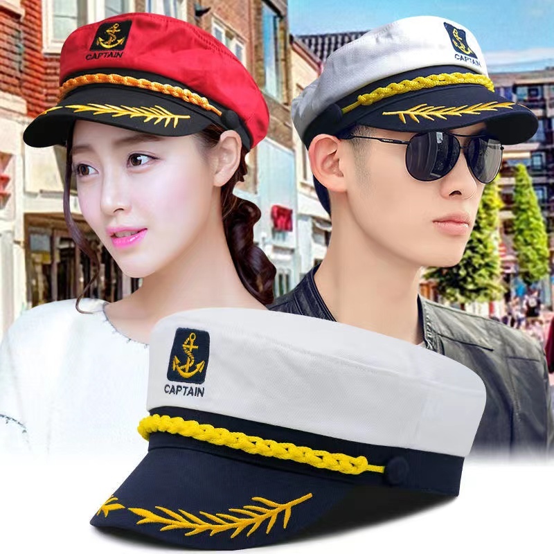 Jual [COD] Topi Pelaut Captain Sailor Hat / Topi Angkatan Laut Taruna ...