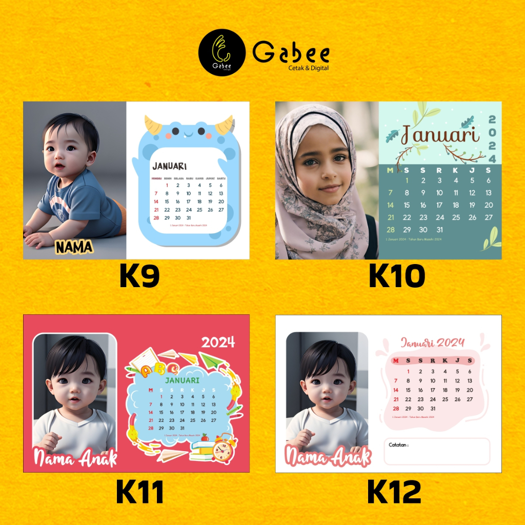 Jual KALENDER MEJA 2025 MINI 10X15 CM PAKAI FOTO SENDIRI / KALENDER ...