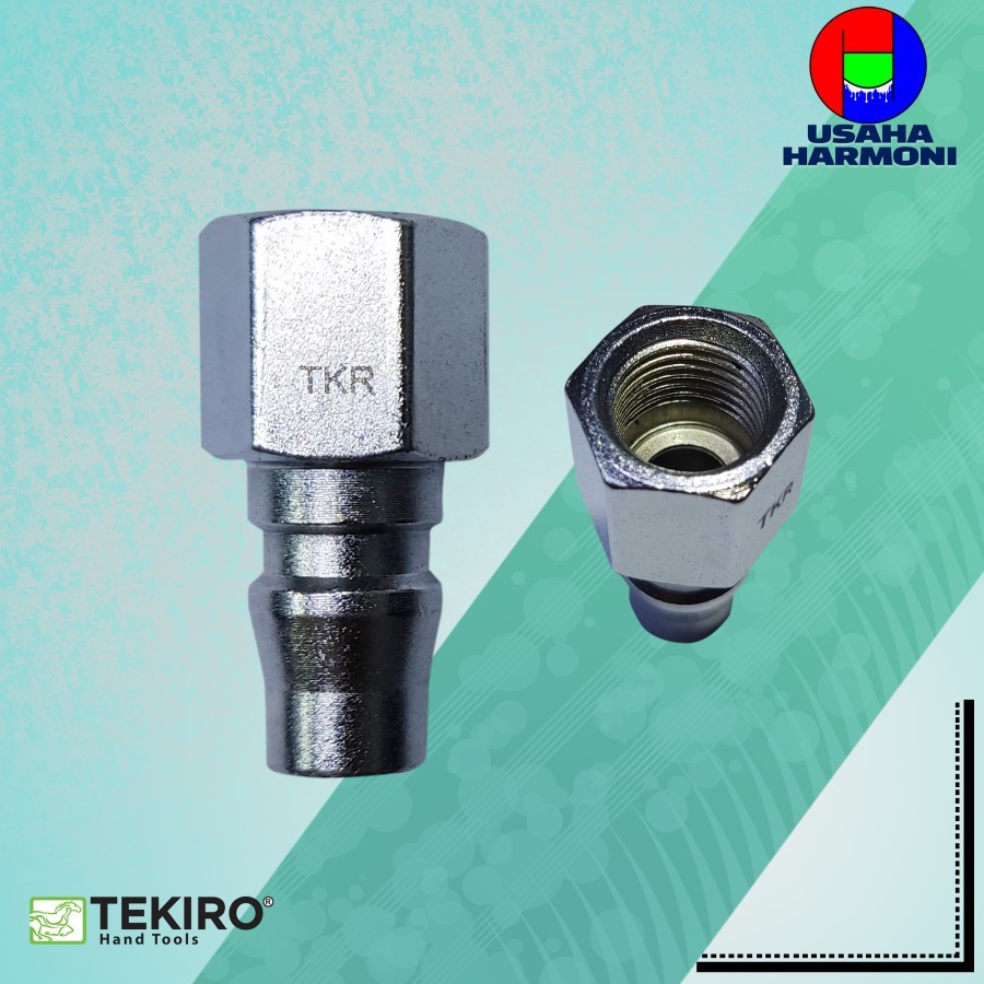 Jual TEKIRO PF 20 | Air Quick Coupler Plug | Konektor Kompresor PF20 | Shopee Indonesia