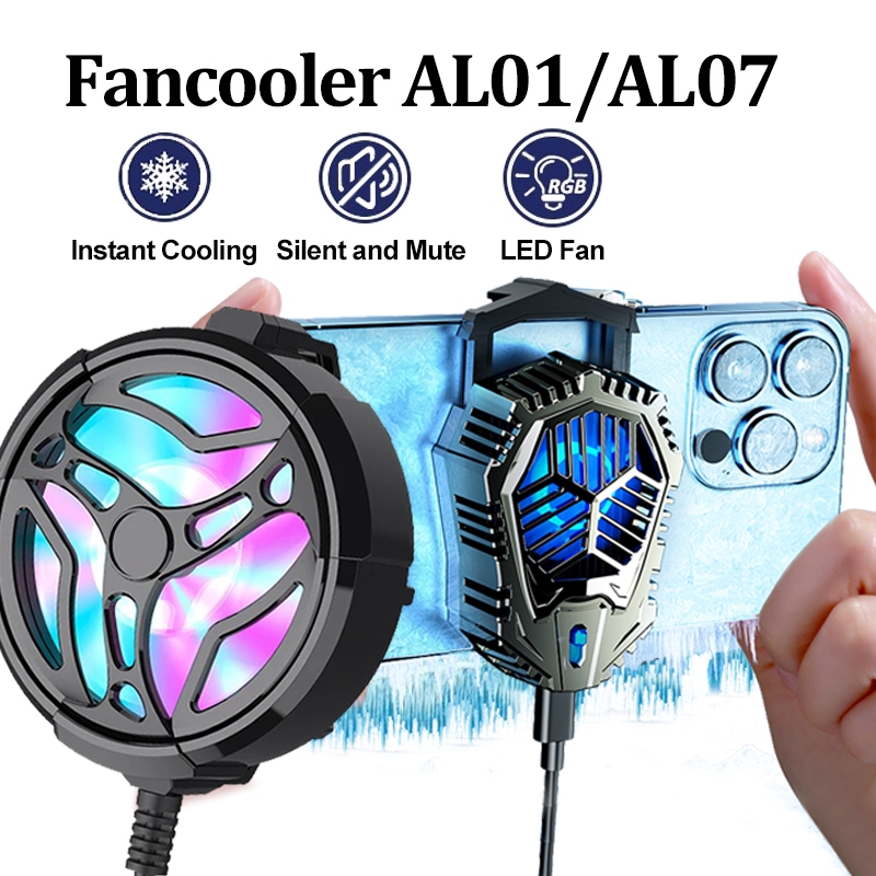 Jual Smartphone Cooling Fan AL01 AL07 Radiator Kipas Pendingin ...