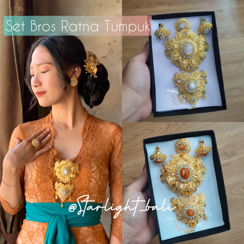 Jual Set Bros Ratna Tumpuk (model baru) / aksesoris bros / aksesoris ...