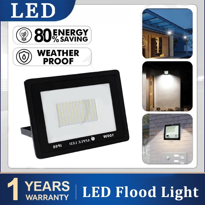 Jual Lampu Sorot Led Flood Light IP66 Waterproof / Lampu Tembak Led Outdoor Super Terang ...