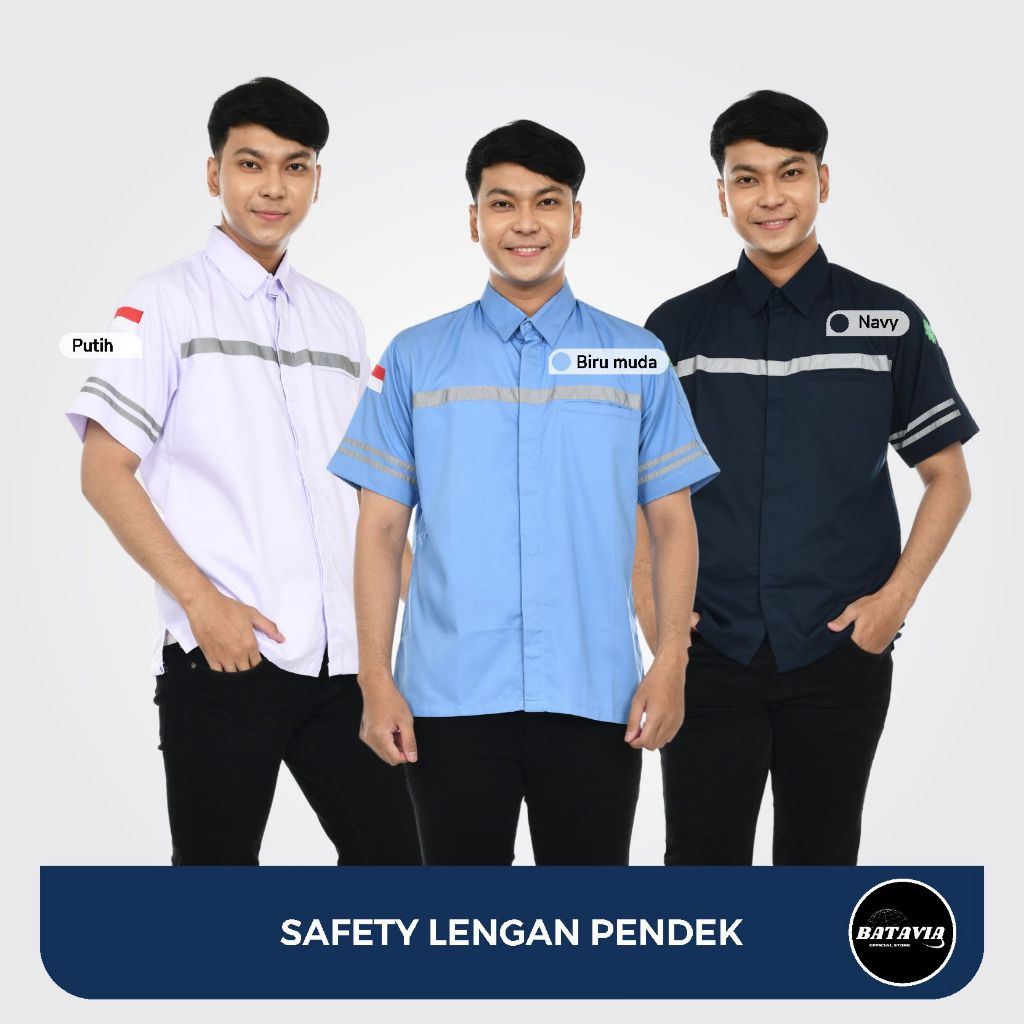 Jual Atasan Wearpack Safety Baju Lapangan Outdoor Kemeja K3 Seragam ...