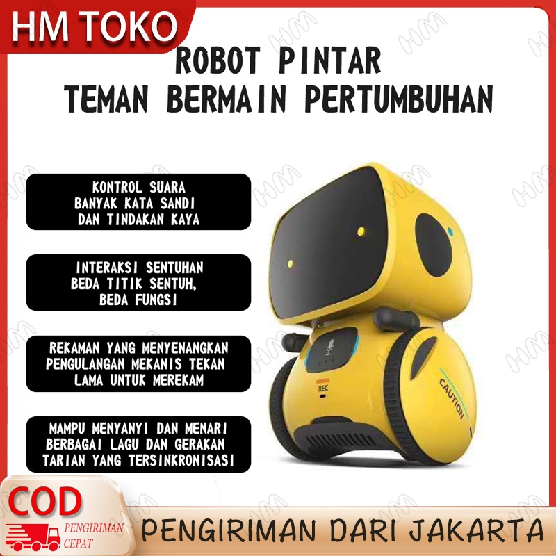 Jual HM TOKO Robot cerdas pendidikan awal suara interaktif penginderaan sentuhan mainan ...