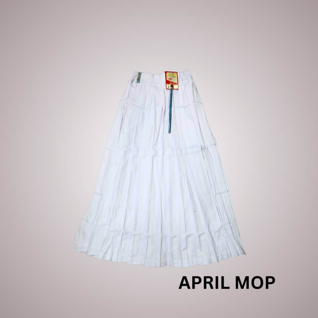 Jual APRIL MOP SERAGAM SEKOLAH ROK SD PUTIH PANJANG LIPAT LIPAT / BIKU BIKU | Shopee Indonesia