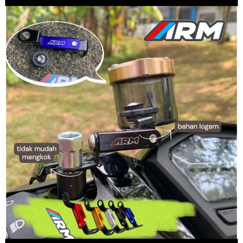 Jual Bracket Tabung Minyak Rem Vario Beat Nmax Lexi Arumi Universal ...