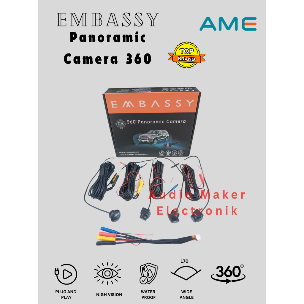 Jual Kamera Mobil Embassy 360° Panoramic Camera - Kamera Embassy ...