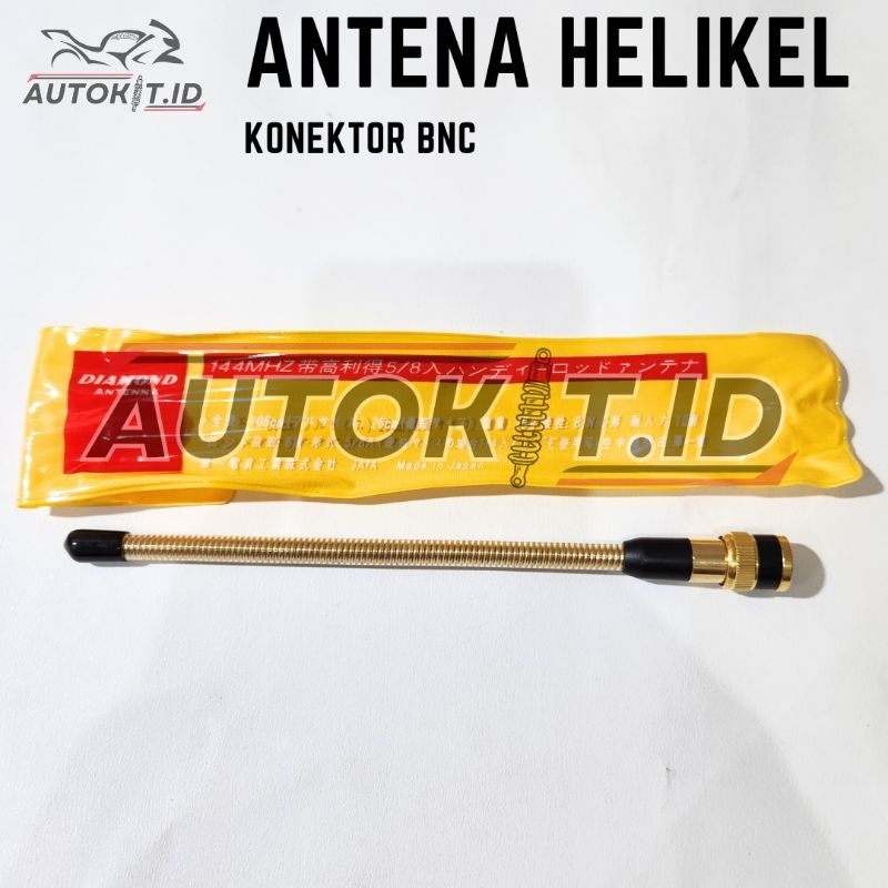 Jual ANTENA HELIKEL BNC HT ICOM V8 V80 V85 V86 / ANTENA HELIKEL GOLD BNC ALINCO DJ195 DJ196 W58 ...