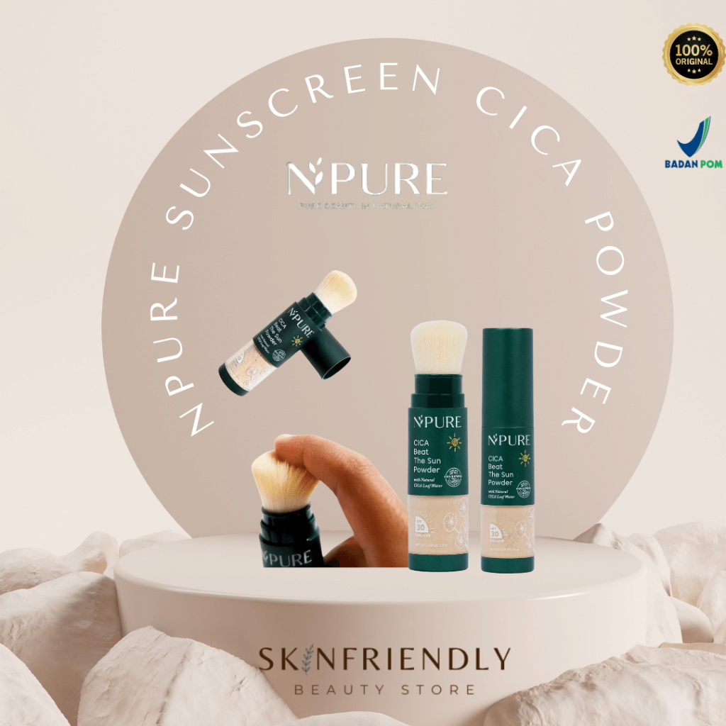 Jual [READY] NPURE Sunscreen Powder Cica Beat The Sun Powder SPF 35PA ...