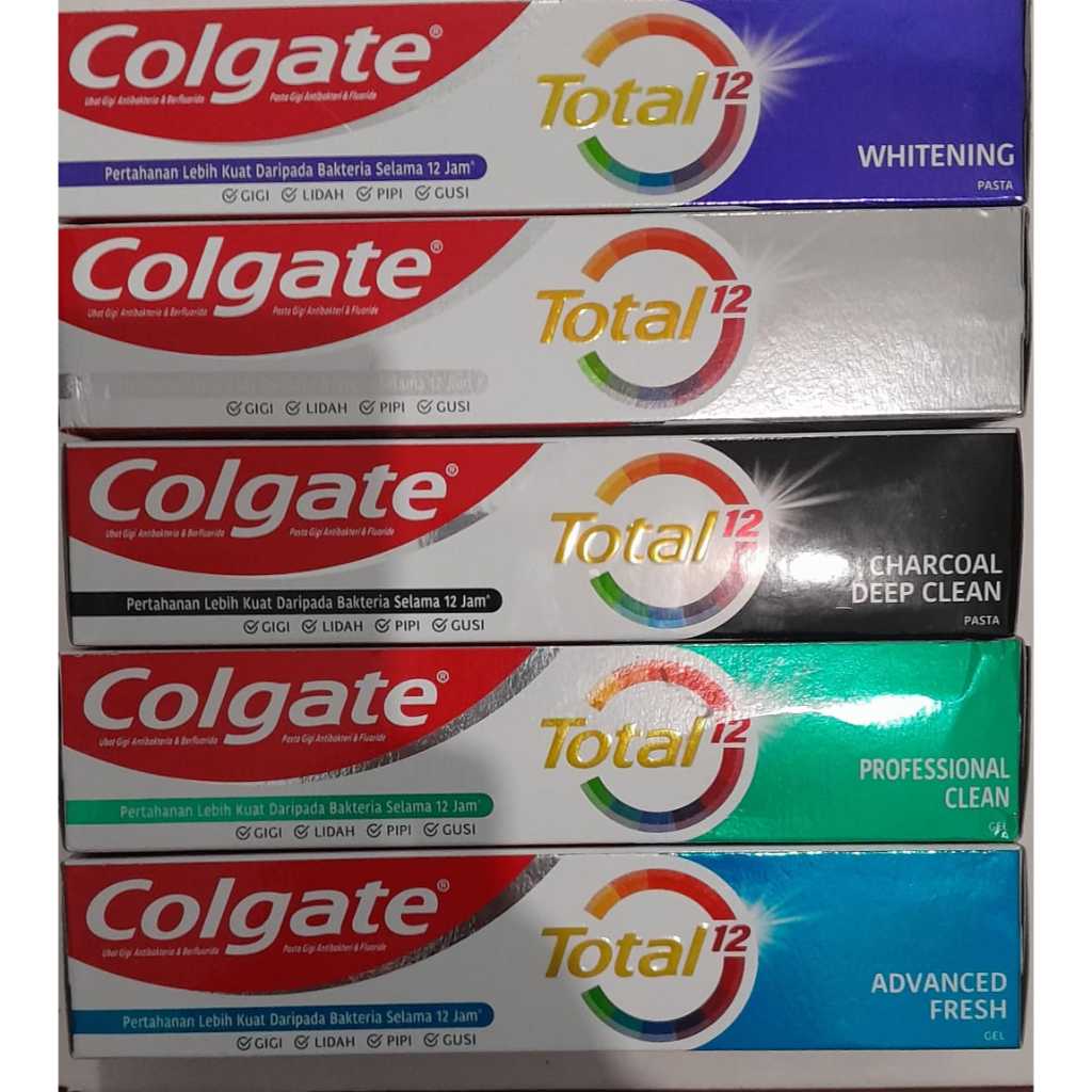 Jual Colgate Pasta Gigi / Toothpaste Total 12 150g | Shopee Indonesia