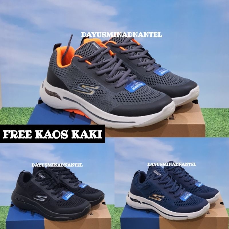 Jual Sepatu Pria Skechers Go Walk 5 Trainer / Sepatu Skechers Arch fit ...