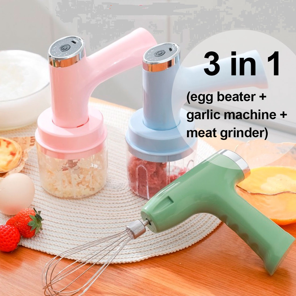 Jual Mini Mixer Dan Chopper 3 In 1 USB Charger - Blender Penghancur ...