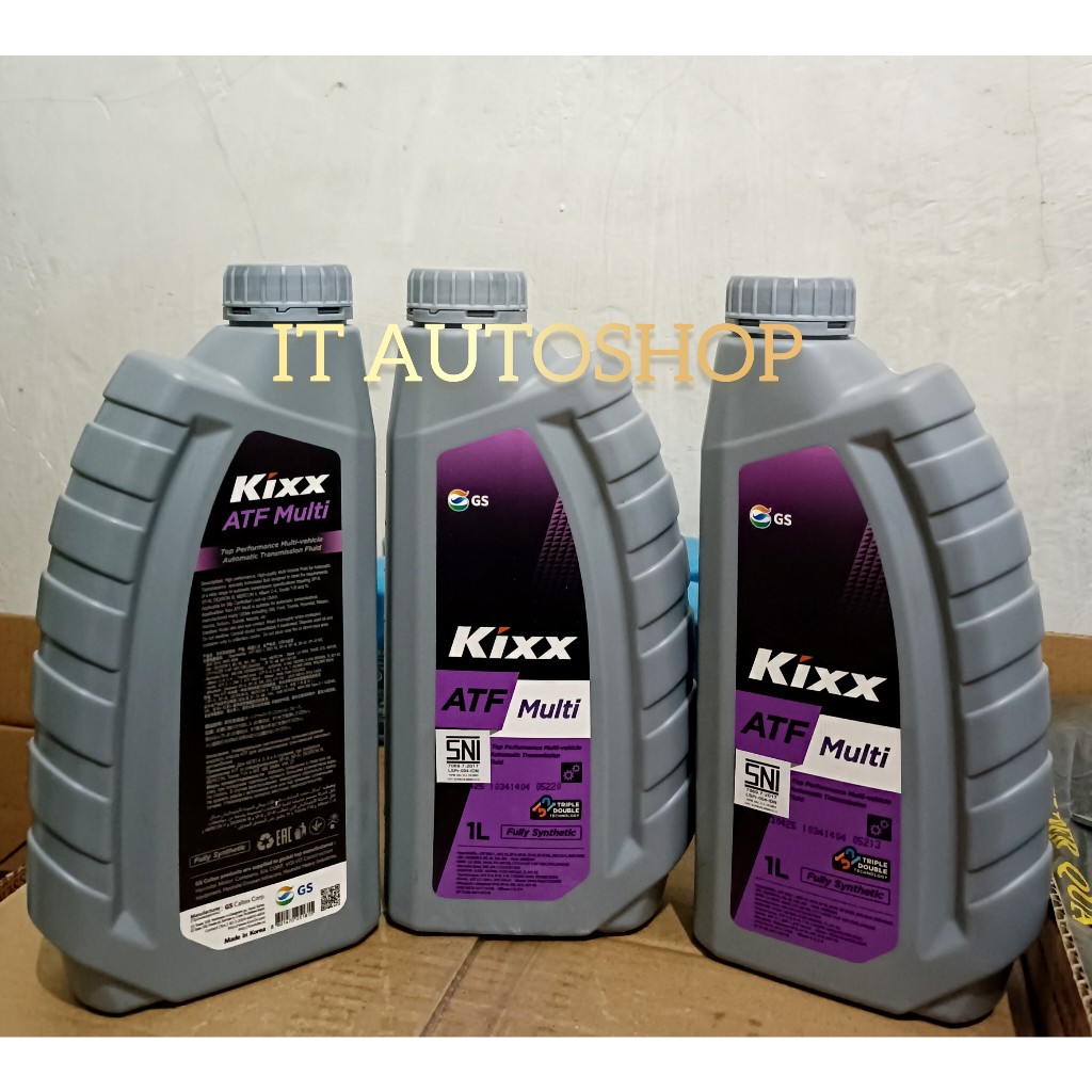 Jual OLI TRANSMISI ATF KIXX MULTI FULLY SYNTHETIC 1 L | Shopee Indonesia