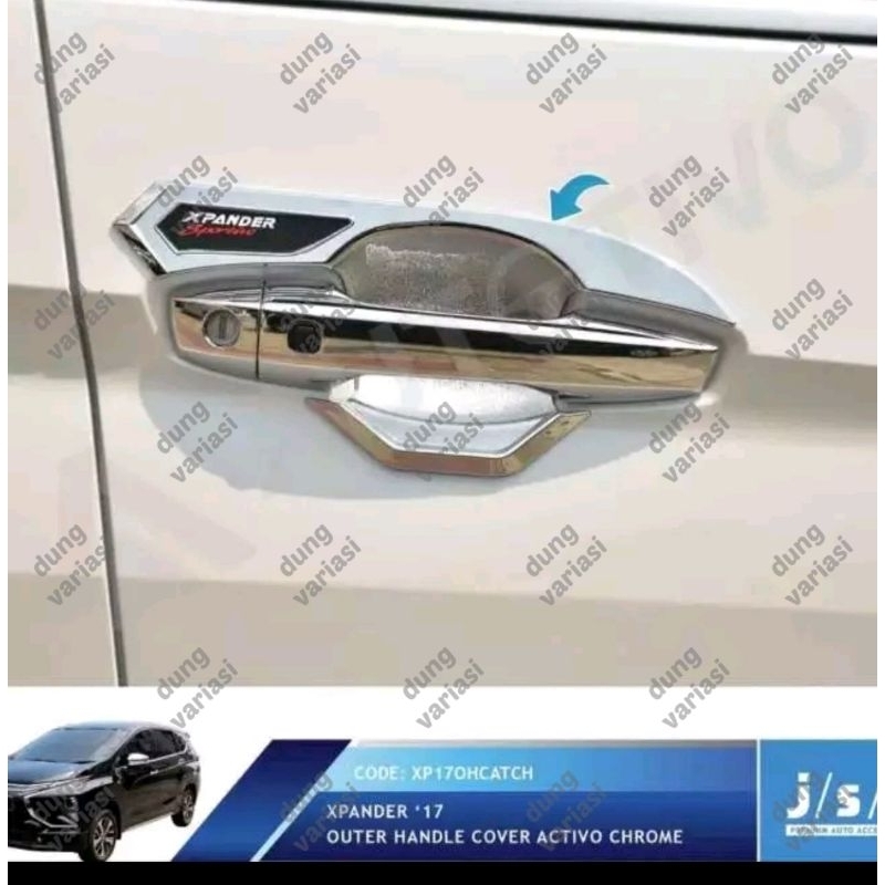 Jual Paket Outer + Handle, Tank Cover Chrome Mitsubishi Xpander ...