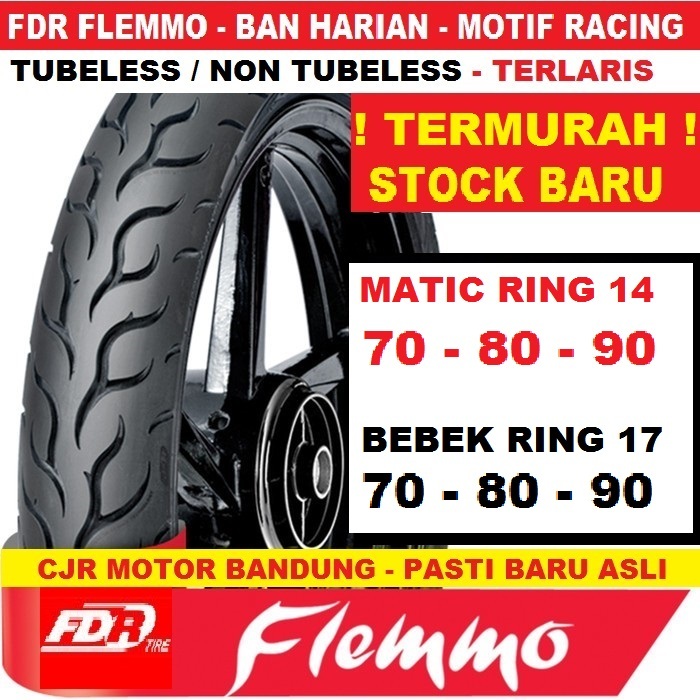 Jual TERMURAH FDR FLEMMO BAN MOTOR MATIC BEBEK HARIAN MOTIF RACING ...