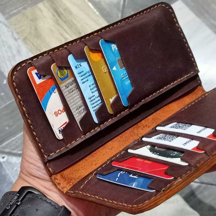 Jual SHA Dompet Kulit 100% Original Model Dompet Panjang Kulit Crazy ...