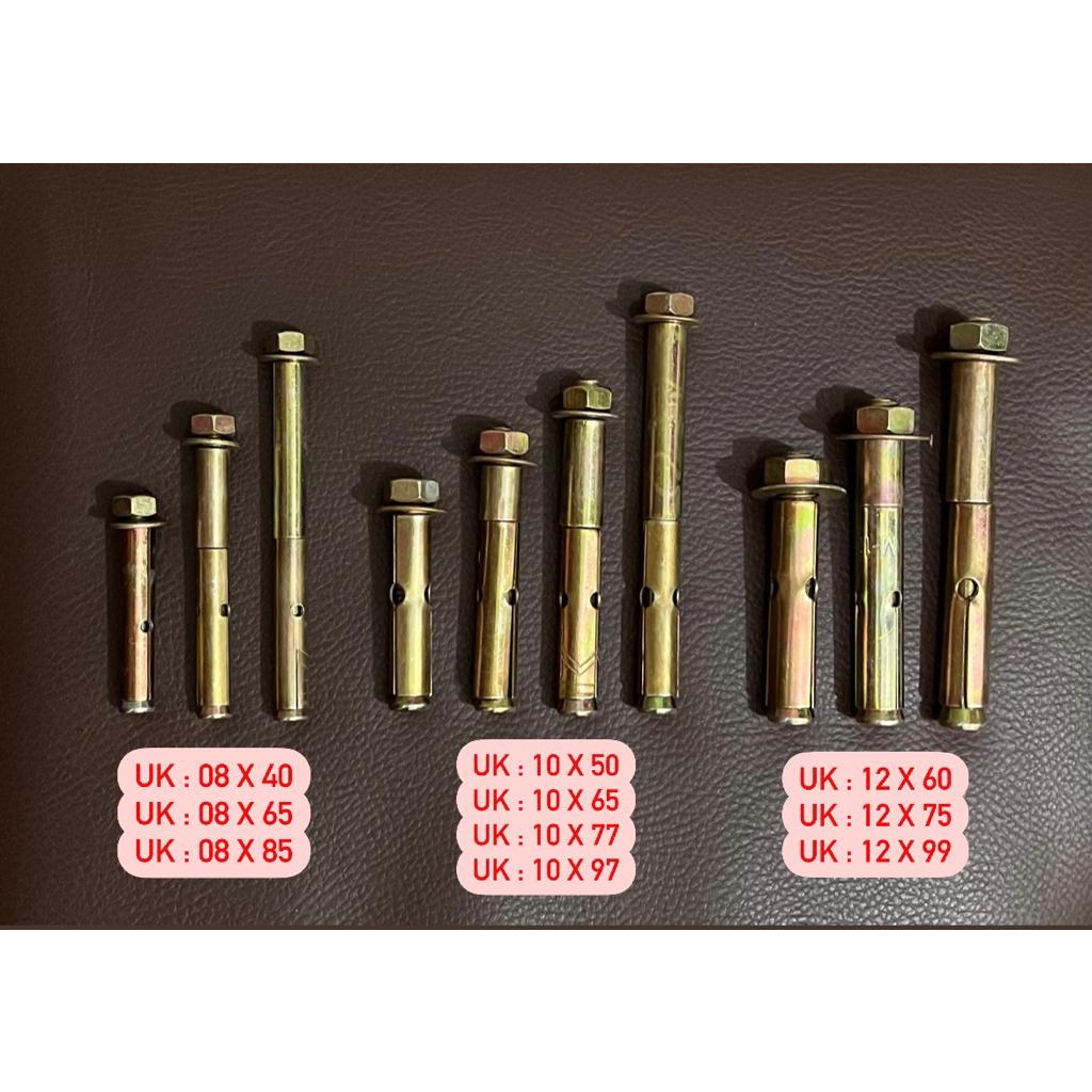 Jual Dynabolt M10 Dinabolt Dinabol 10 Baut Sekrup M8 M12 Dinding ...