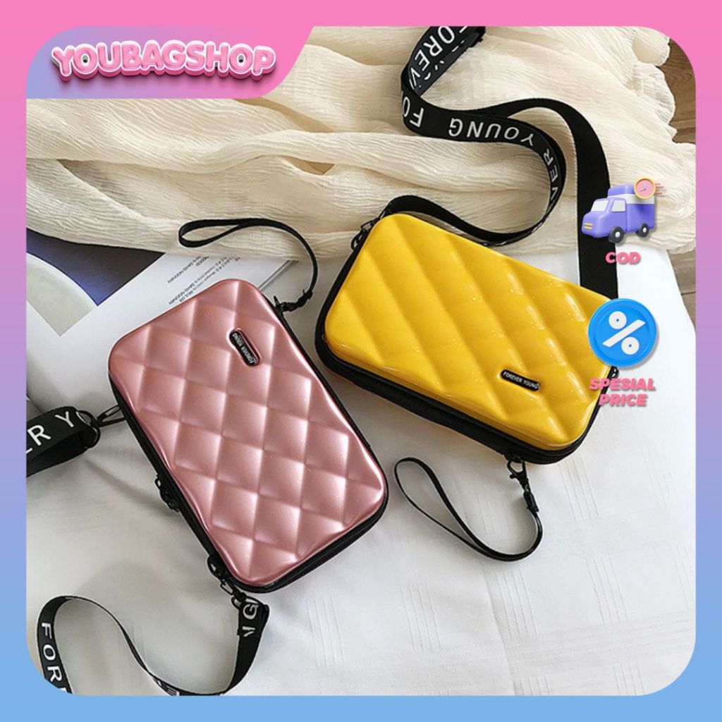 Jual ♥ 𝗬𝗢𝗨𝗕𝗔𝗚𝗦𝗛𝗢𝗣 ♥ Tas Selempang Wanita / Tas Mini Koper / Bag Fashion ...